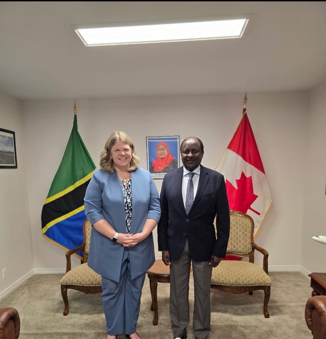 High Commissioner Joseph Sokoine with the Chief Executive Officer of ...